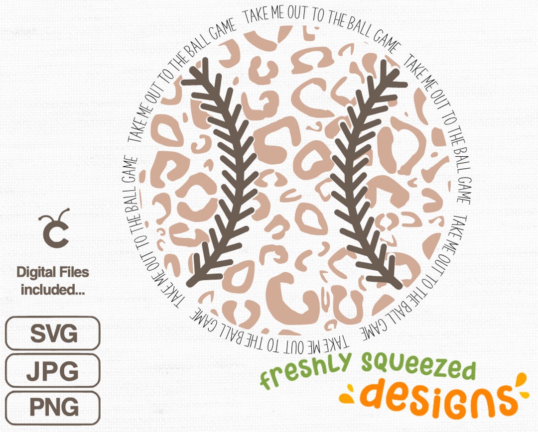 Leopard Baseball PNG SVG JPG Instant Download, Leopard Baseball Svg ...