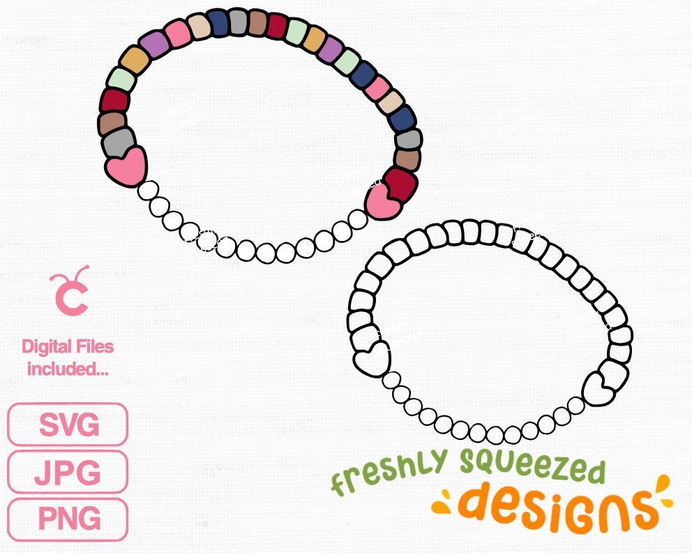 Friendship Bracelet Svg Design With Alphabet Svgs, Do It Yourself ...