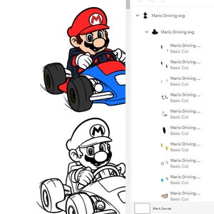 Mario Kart Racing Design: SVG JPG PNG Cut File (digital Download) - Etsy