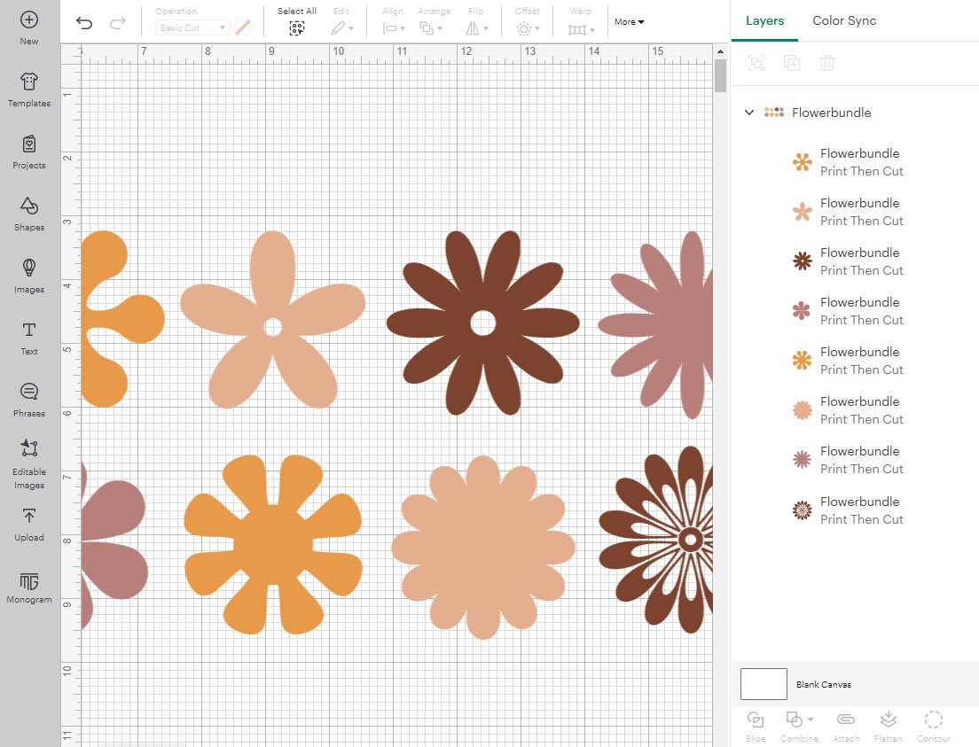 Retro Flower Shapes SVG, Flower SVG, Daisy Flower PNG, Retro Daisy Svg ...
