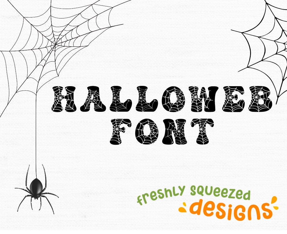 Halloweb Halloween Font, Spider Font, Cricut Font, Spooky Font, Fonts ...