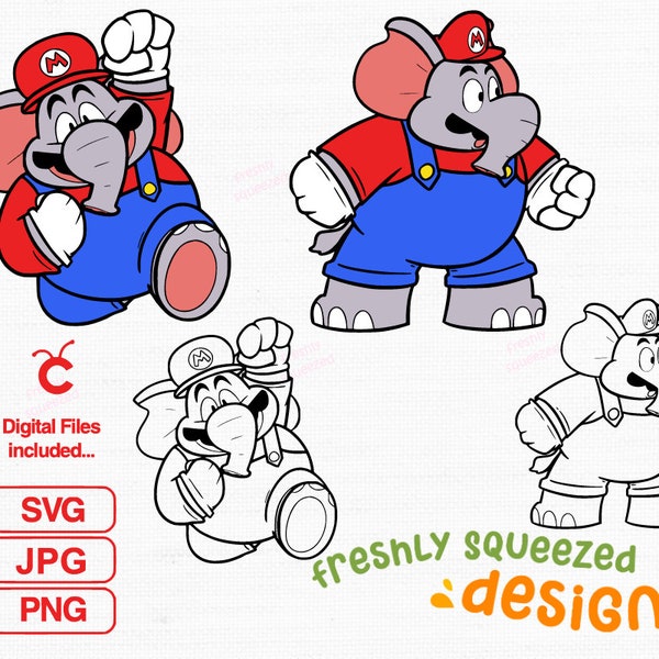 Mario Wonder Elephant - Etsy