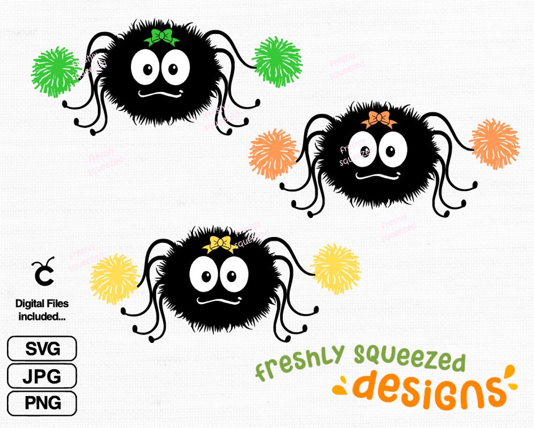 Cute Color Cheerleader Spiders Cheer Decor, Spider Decals, Cricut Svg ...