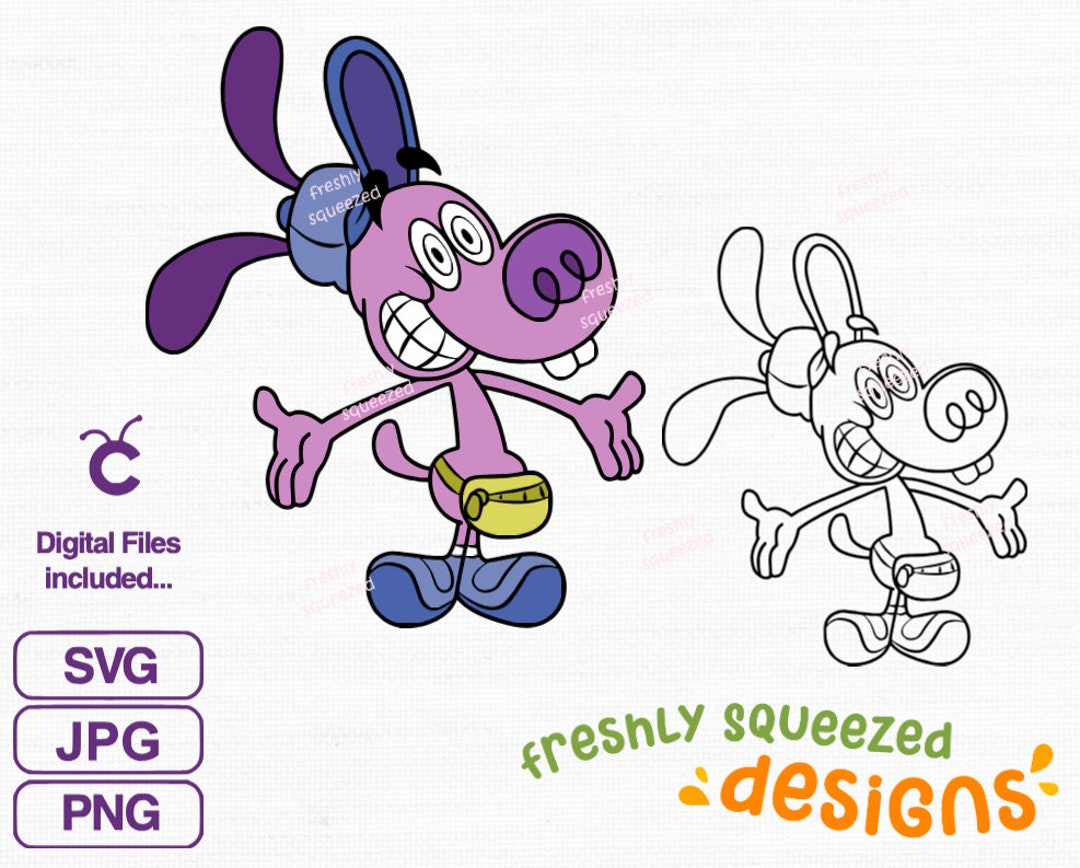 Inside Out 2: Bloopy and Pouchy Cut Files - SVG PNG JPG (digital ...