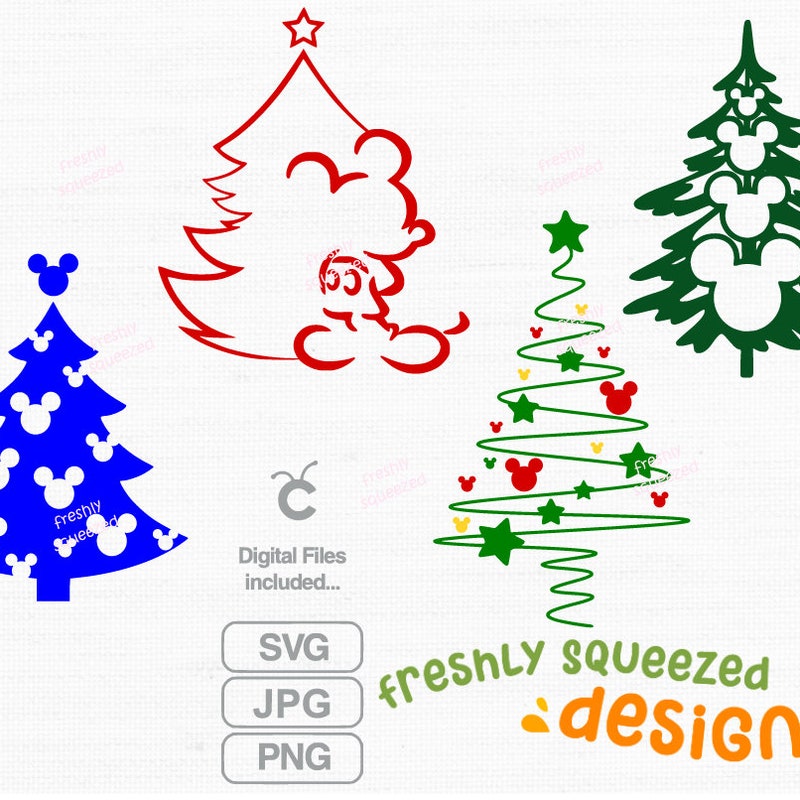 Mickey Mouse Christmas Tree - Etsy