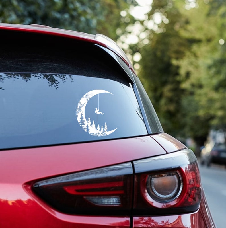 Moon and Climber, Sitka Tree Silhouette, Westcoast Designs, Crescent ...