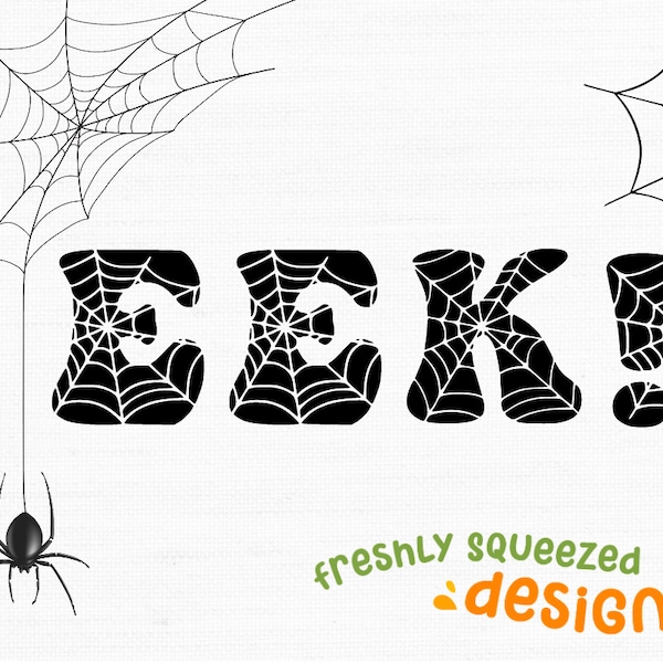 Spider Web Font - Etsy