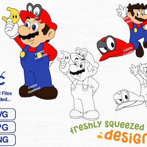 Mario Odyssey - Etsy