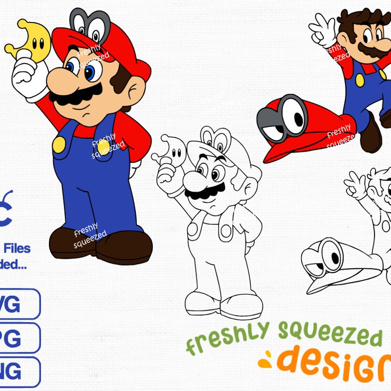 Cappy Mario Odyssey - Etsy UK