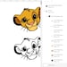 Lion King Character Faces Clipart: Simba, Hakuna Matata (SVG, PNG, JPG ...
