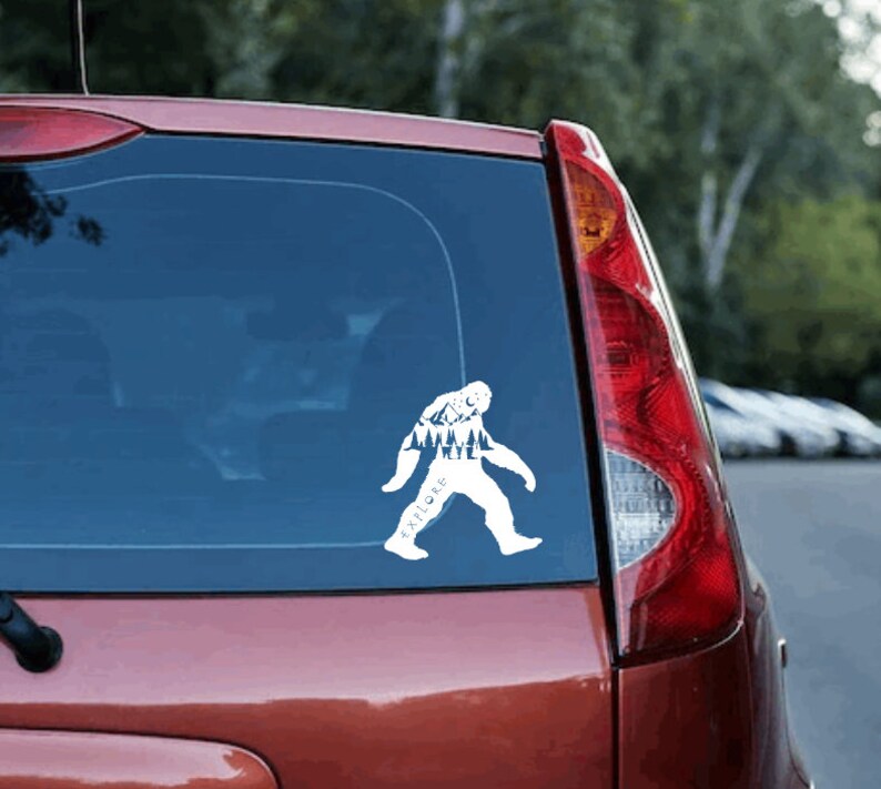 Big Foot Sitka Tree Mountain Silhouette Car Tree Designs - Etsy