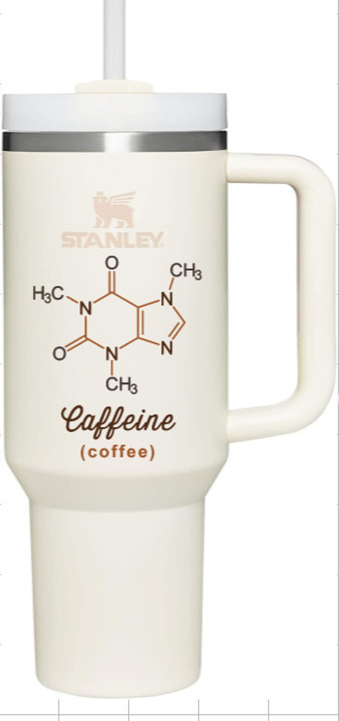 Caffeine Molecule SVG: Coffee Lover Gift, Laptop Sticker (digital ...