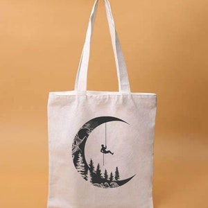 Moon and Climber, Sitka Tree Silhouette, Westcoast Designs, Crescent ...