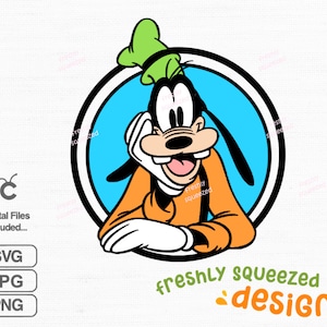 Mickey and Friends Circle Faces SVG PNG JPG Bundle (instant Download ...