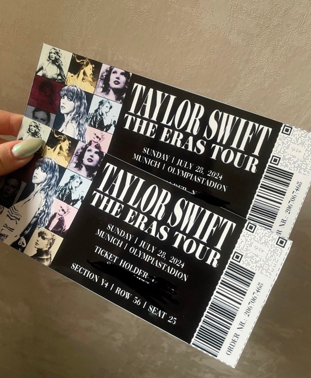 Taylor Swift The Eras Tour Commemorative Tickets Etsy