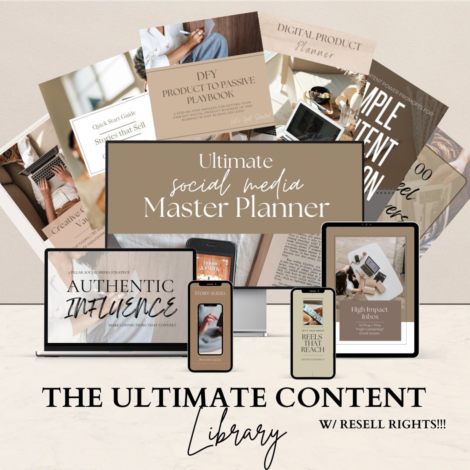 The Ultimate Content Library With PLR - Etsy
