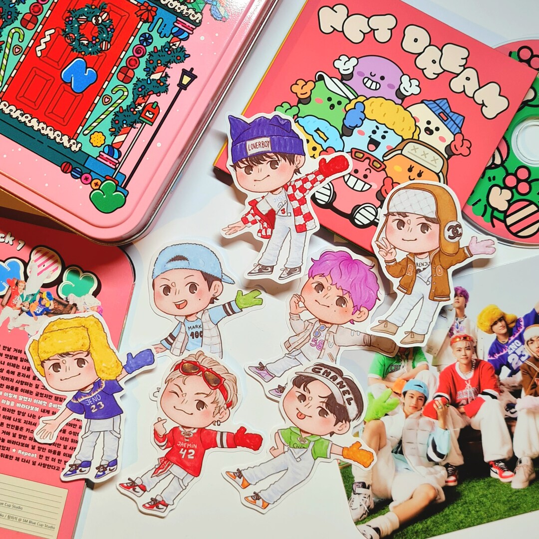 NCT DREAM Chibis Sticker Pack - Etsy