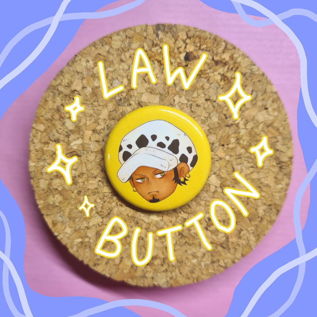 Trafalgar Law Button - Etsy