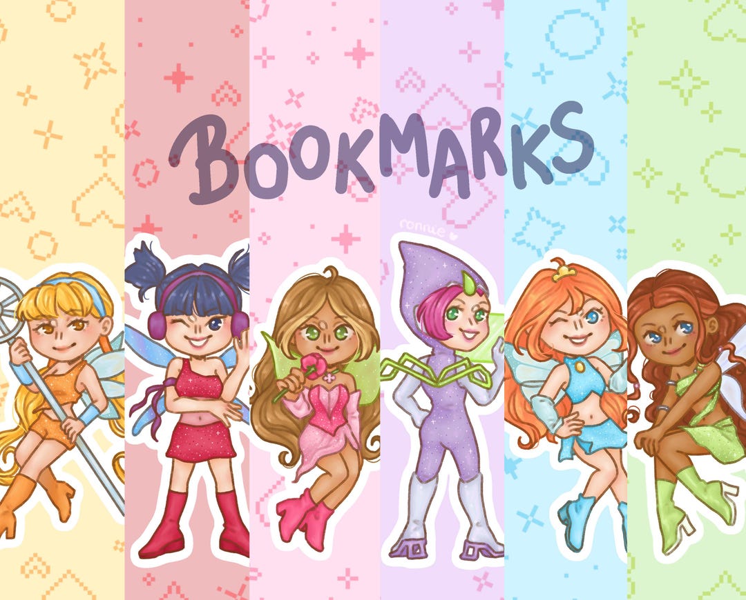Winx Club Bookmark - Etsy