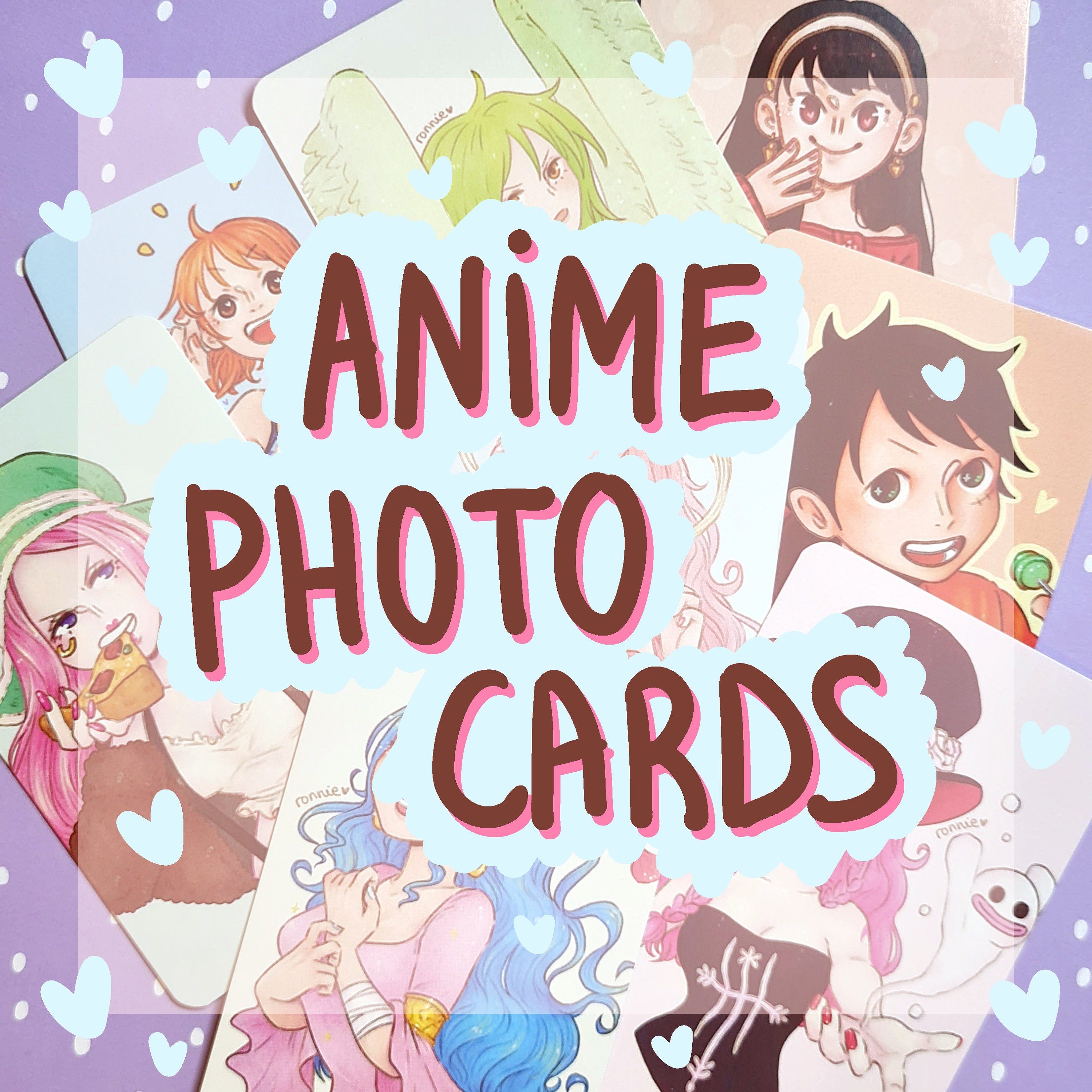 Anime Photocards One Piece & Spy X Family - Etsy