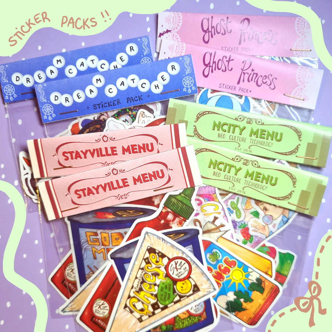 KPOP & Anime One Piece Sticker Packs - Etsy