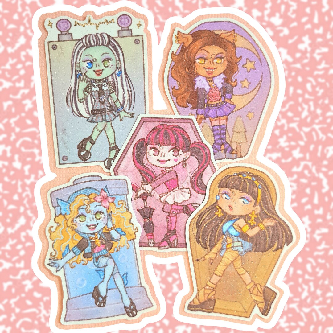 Monster High G1 Sticker Pack - Etsy