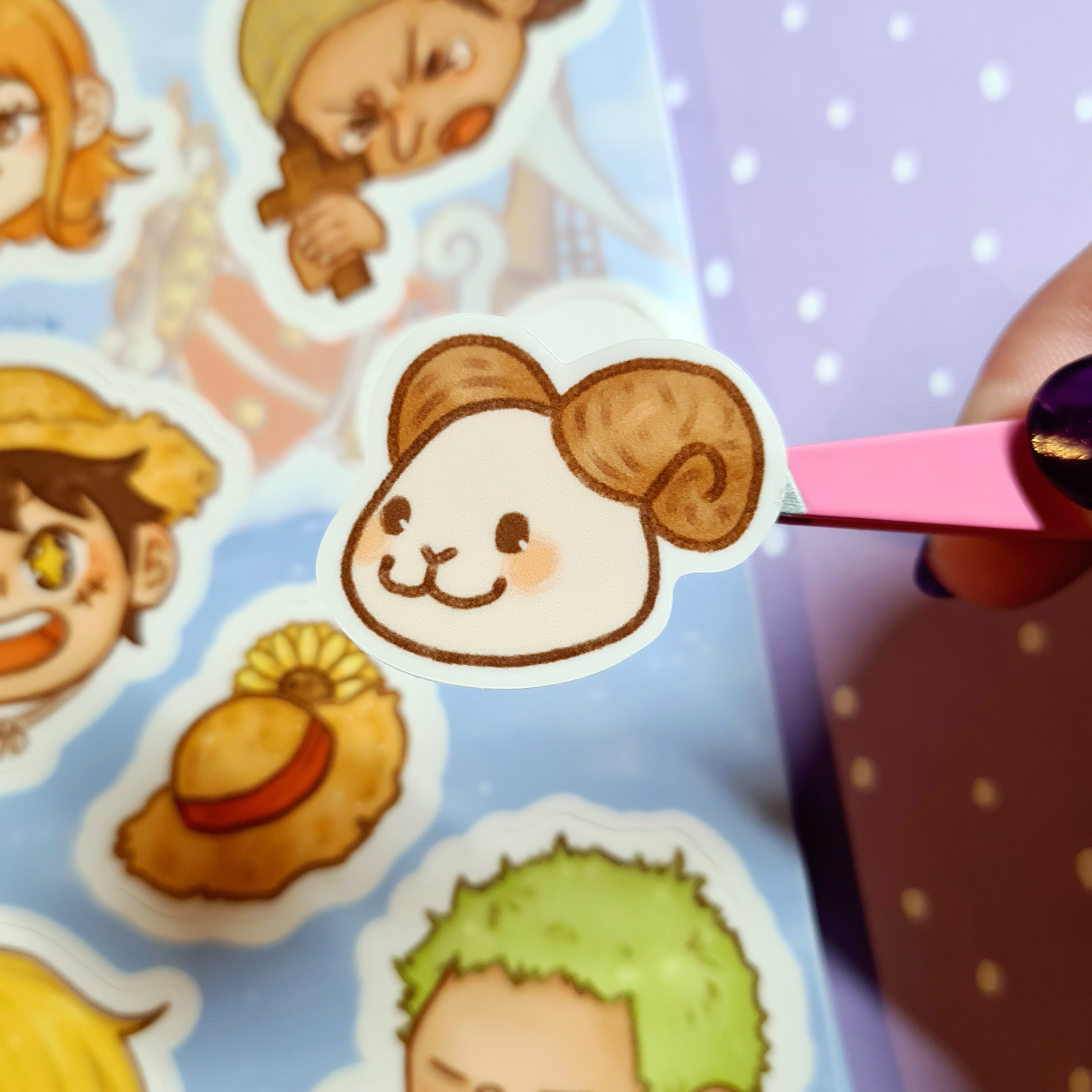 One Piece Sticker Sheet - Etsy