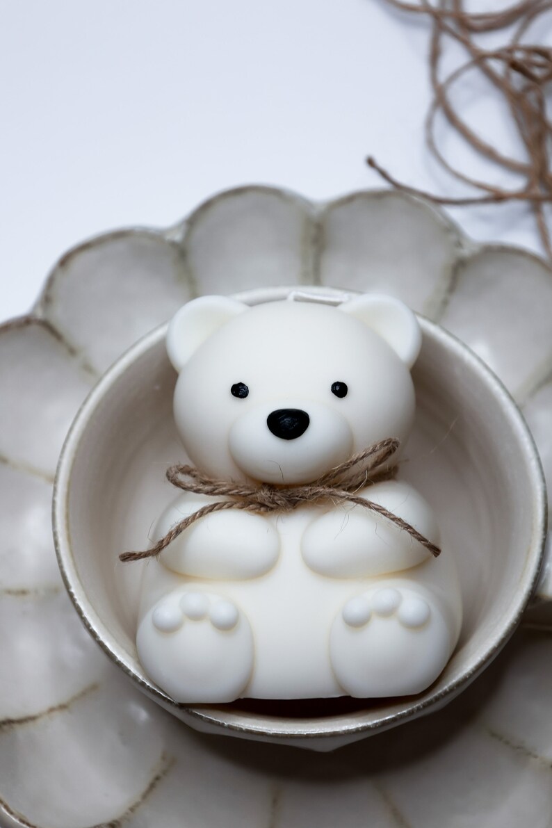 Scented Teddy Bear Candle - Etsy