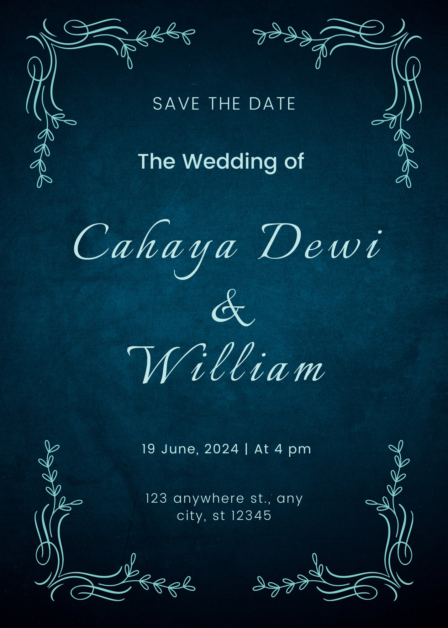 Personalized Wedding Card Custom Wedding Gift With Car and Hearts ...