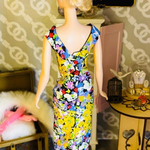 Trench Setter Hankie Chic Pattern Vintage Style Dress, Split Sleeve ...