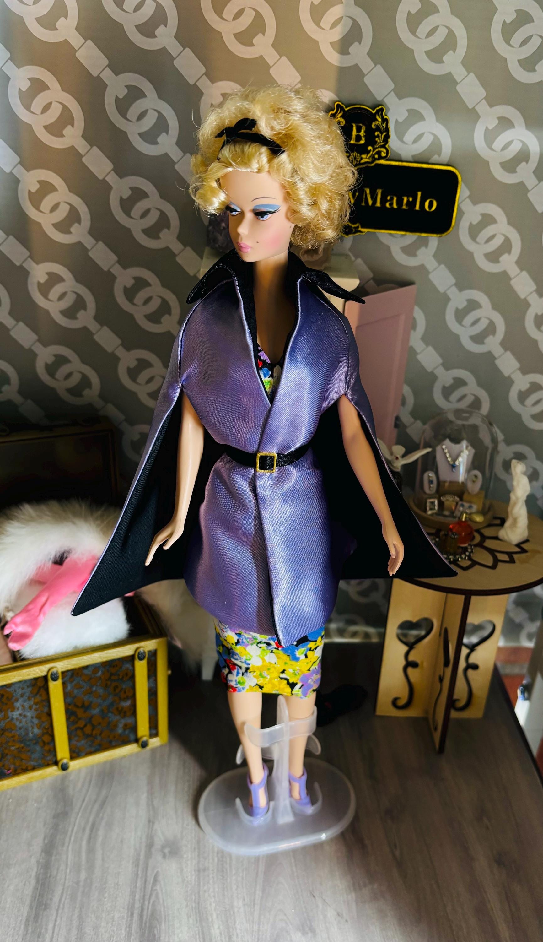 Trench Setter Hankie Chic Pattern Vintage Style Dress, Split Sleeve ...