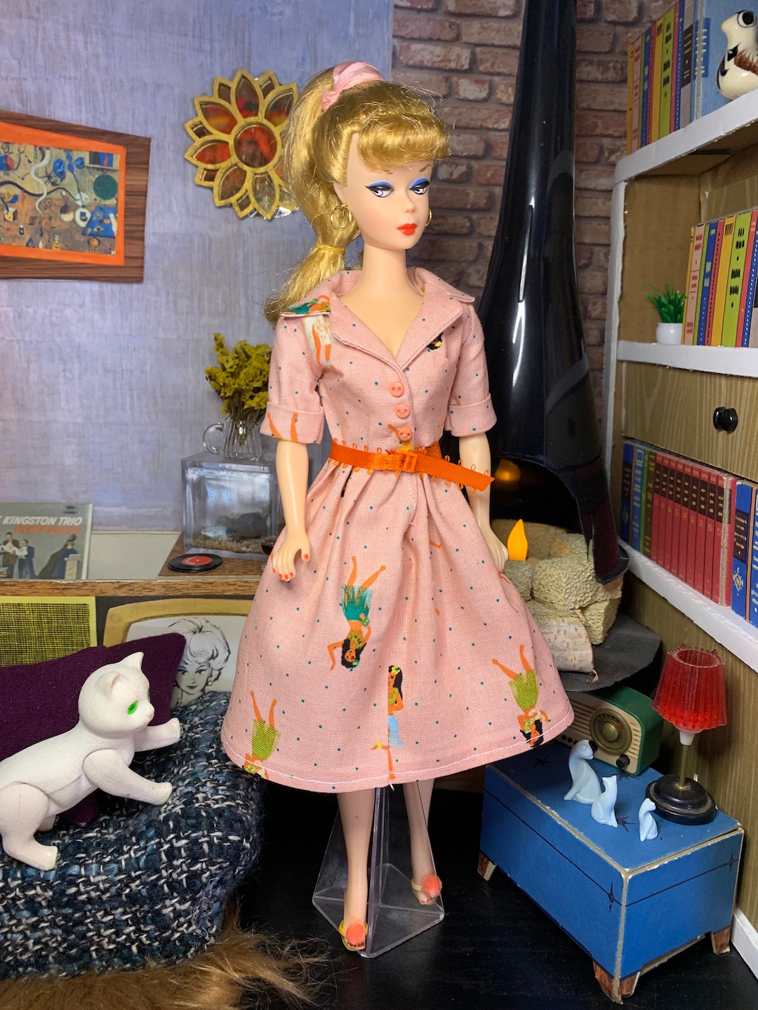 Fan Favorite learns to Cook Dress and Belt Designed to Fit Barbie ...