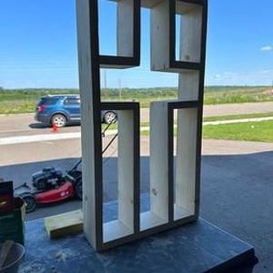 Custom Free Standing/hanging Cross Shelf - Etsy