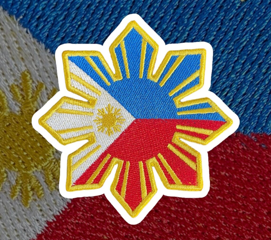Philippines Flag Star Patch - Etsy