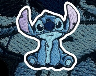 Stitch Iron on Patch Lilo and Stitch Patches - Etsy
