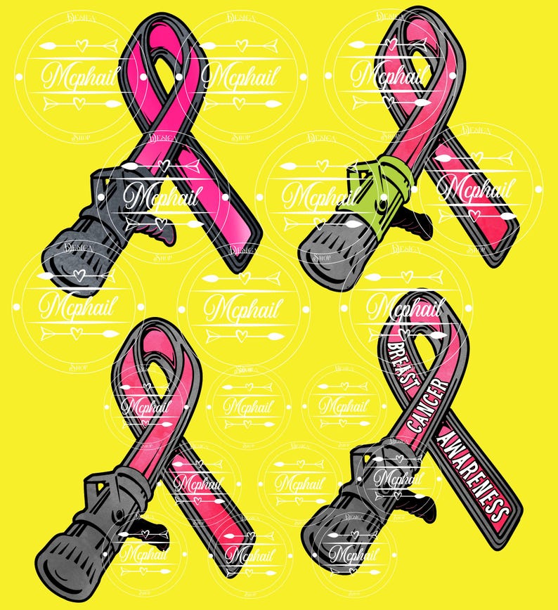 Fire Department Fire Hose Breast Cancer PNG Digital Download, Pink ...