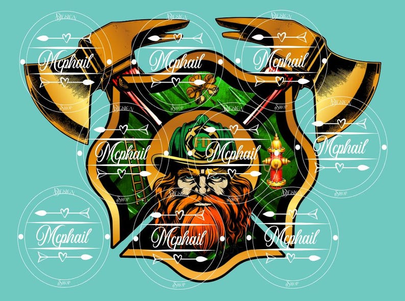 St. Patrick's Day Firefighter Fire Department Maltese, Firefighter ...