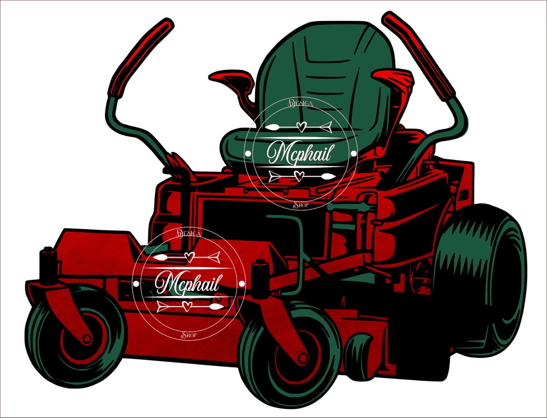 Red Zero Turn Lawnmower, Red Lawn Mower, Red Landscape Mower, PNG ...