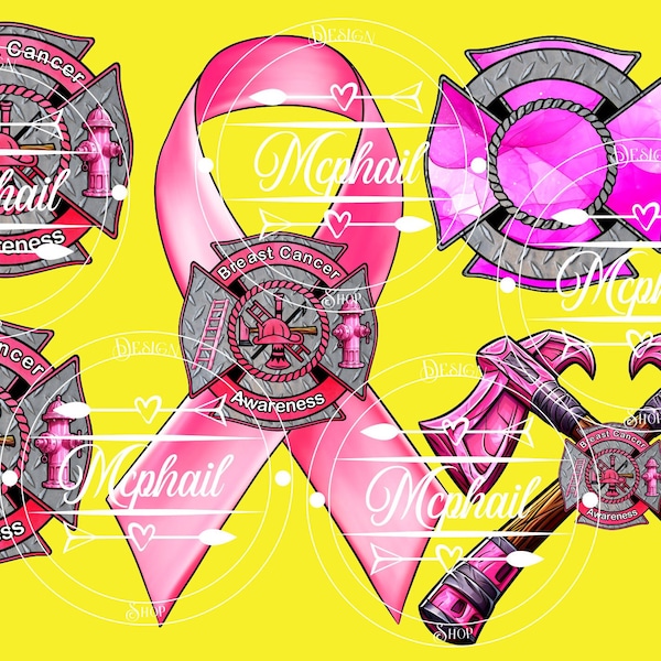 Firefighter Breast Cancer Awareness Shirts - Etsy