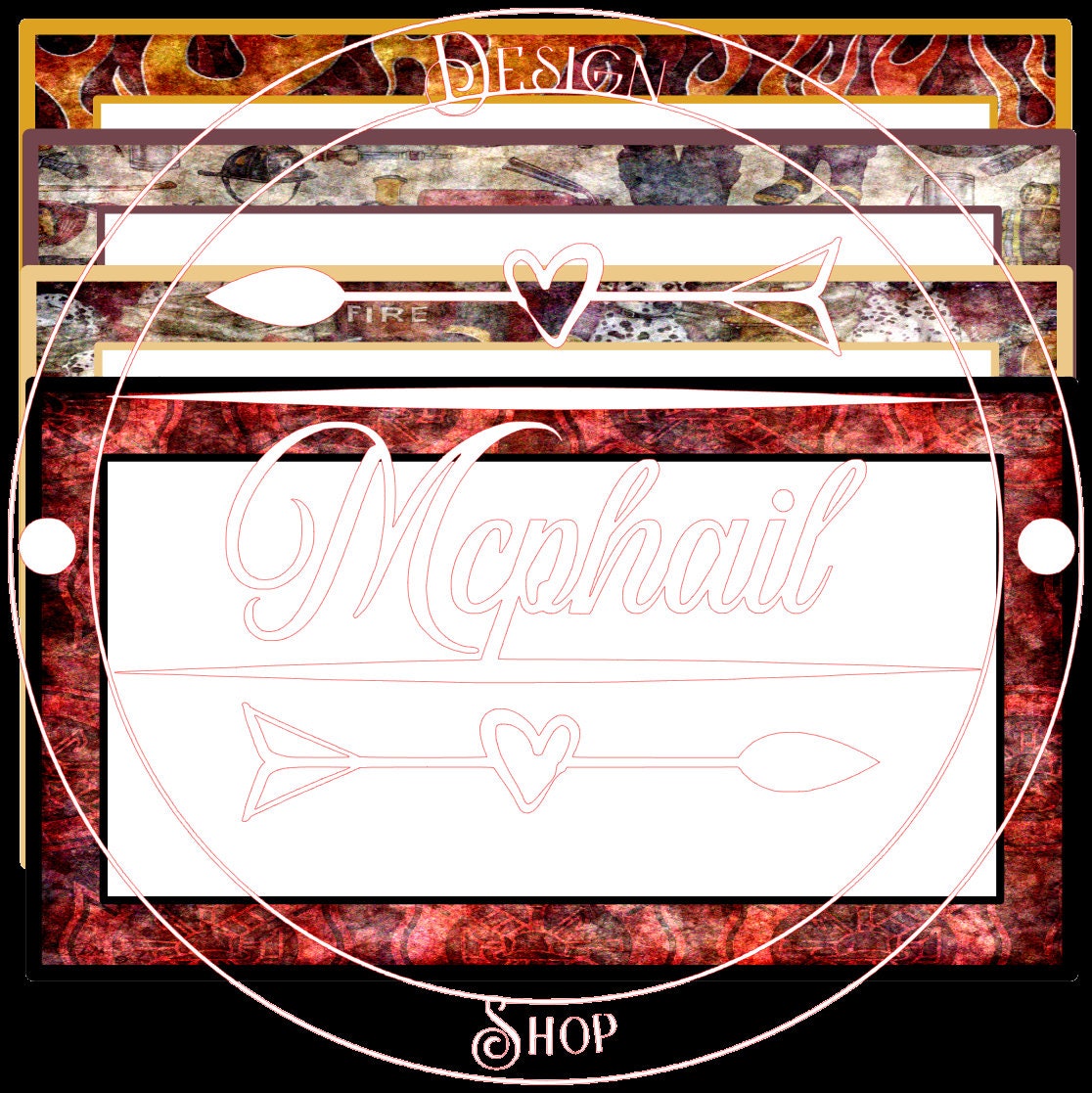 Vintage Firefighter Labels, Fire Department Name Tags, Classroom Labels ...