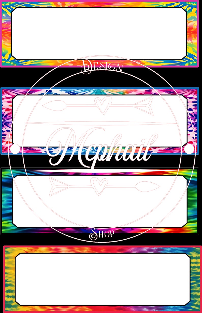 Groovy Tie Dye Classroom Name Tag Labels, Colorful Labels, Classroom ...