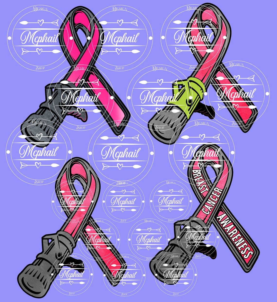 Fire Department Fire Hose Breast Cancer PNG Digital Download, Pink ...
