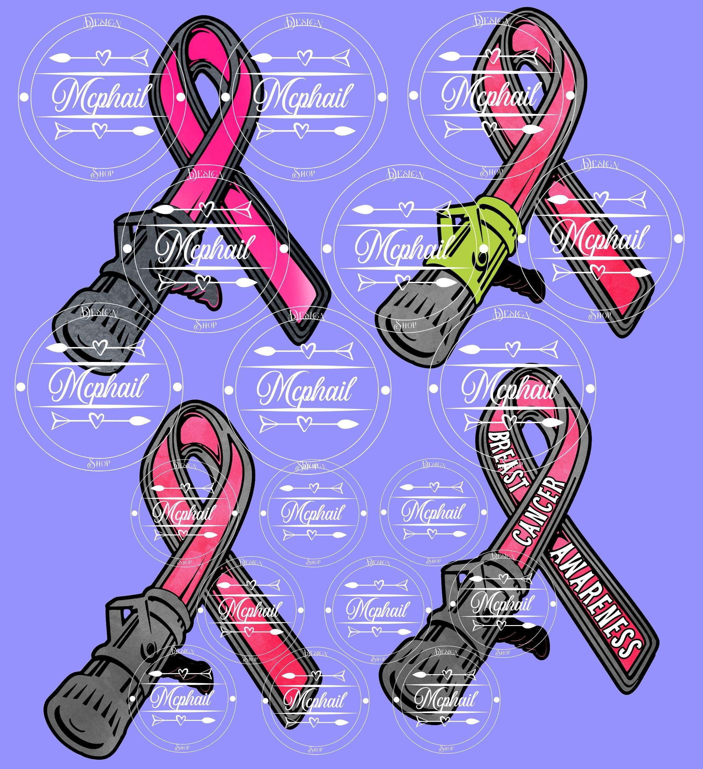 Fire Department Fire Hose Breast Cancer PNG Digital Download, Pink ...