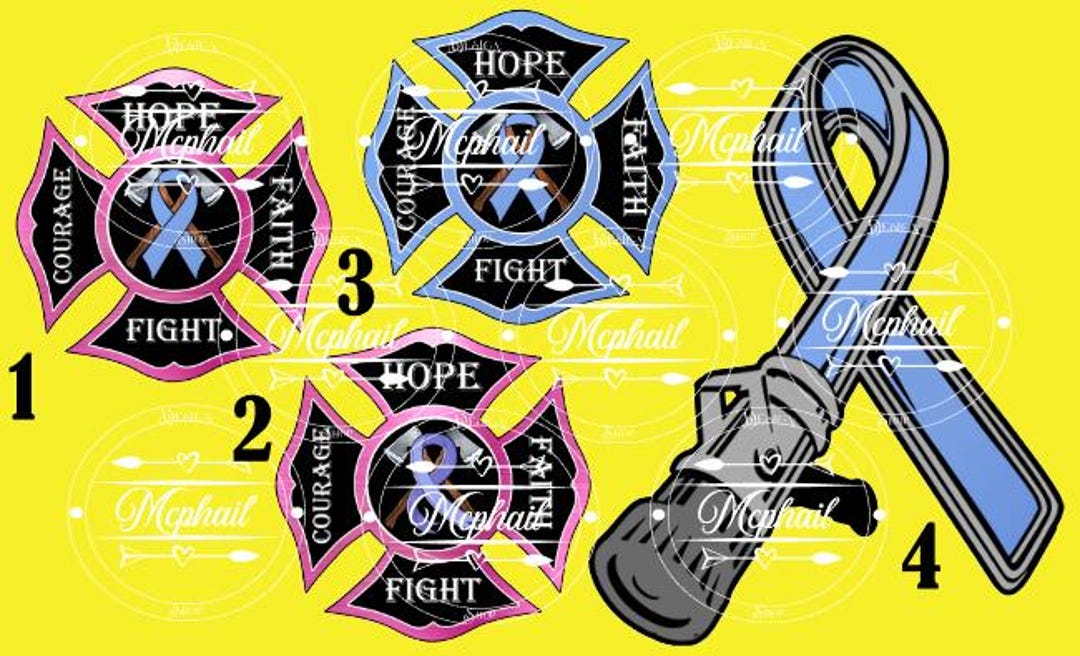 Esophageal Cancer Awareness Periwinkle Maltese Fire Department Maltese ...