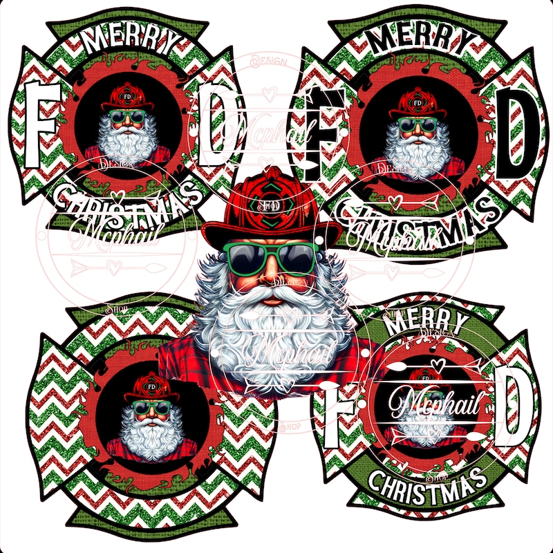 Fireman Santa - Etsy