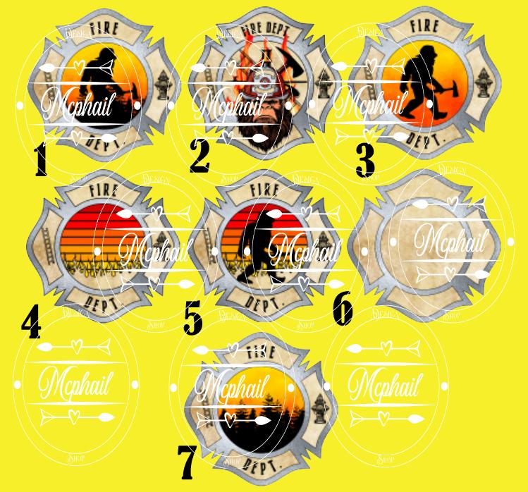 Fire Department Maltese Cross Bundle Bigfoot Sasquatch Firefighter ...