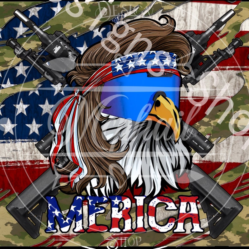 Mullet American Flag - Etsy