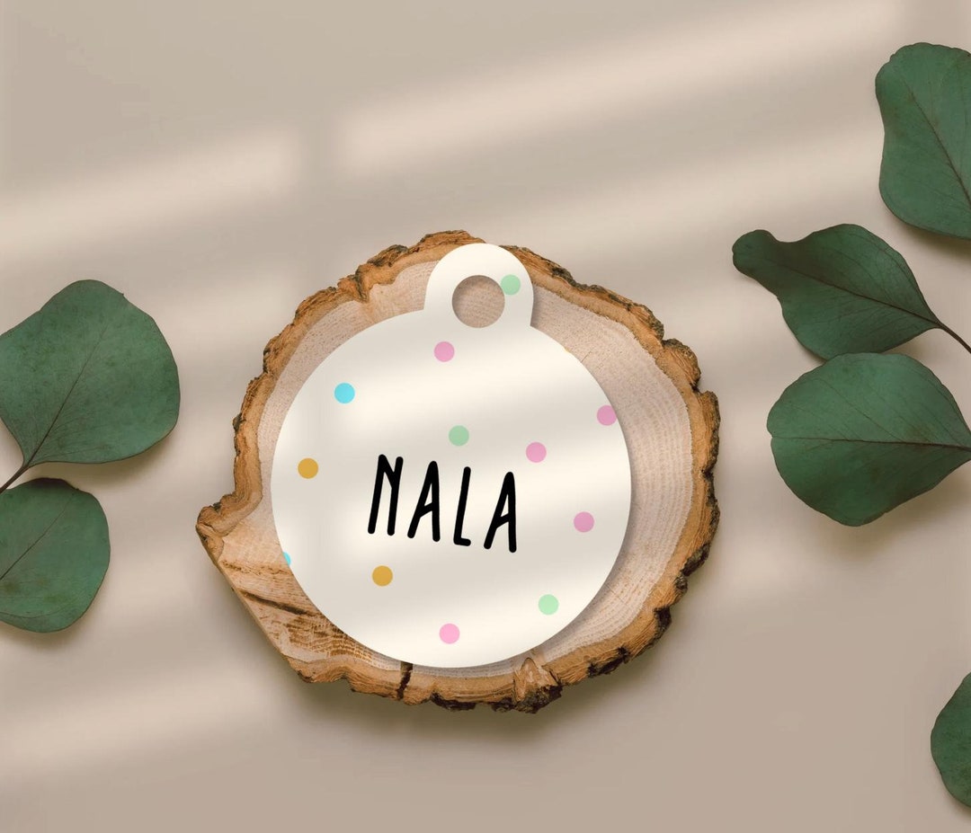 Dog Name Tag Spotty, Dog Tag Spots Metal Dog Name Tag, Cheap Pet Tags ...