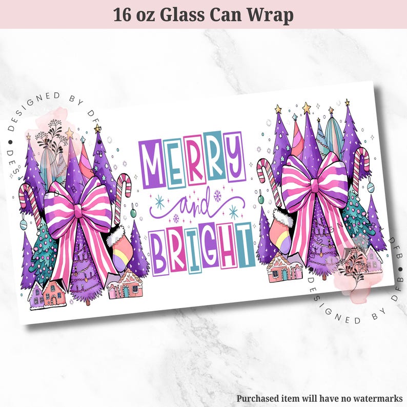 Coquette kerst beker wrap, vrolijk en helder feestelijke kerstboom ...