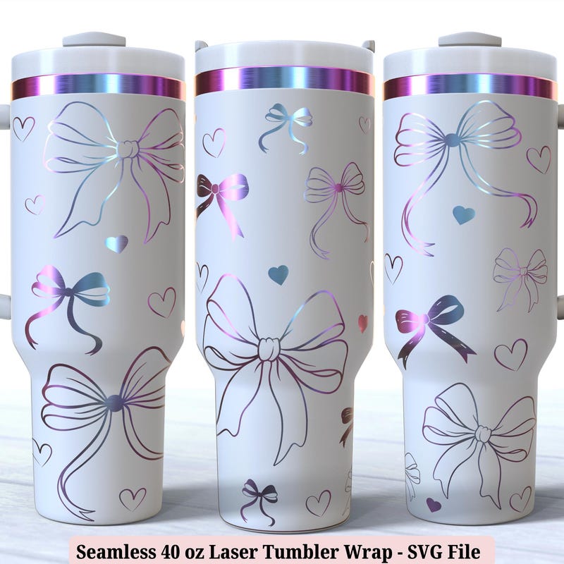 Mini Hearts Tumbler Wrap - Etsy